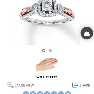 Kay Jewelers | Jewelry | Kay Jewelers Promise Engagement Ring | Poshmark